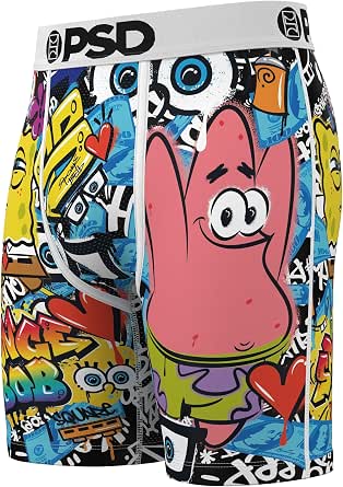 PSD Men's Sb Street Boxer Briefs, Multi, S at Amazon Men’s Clothing store