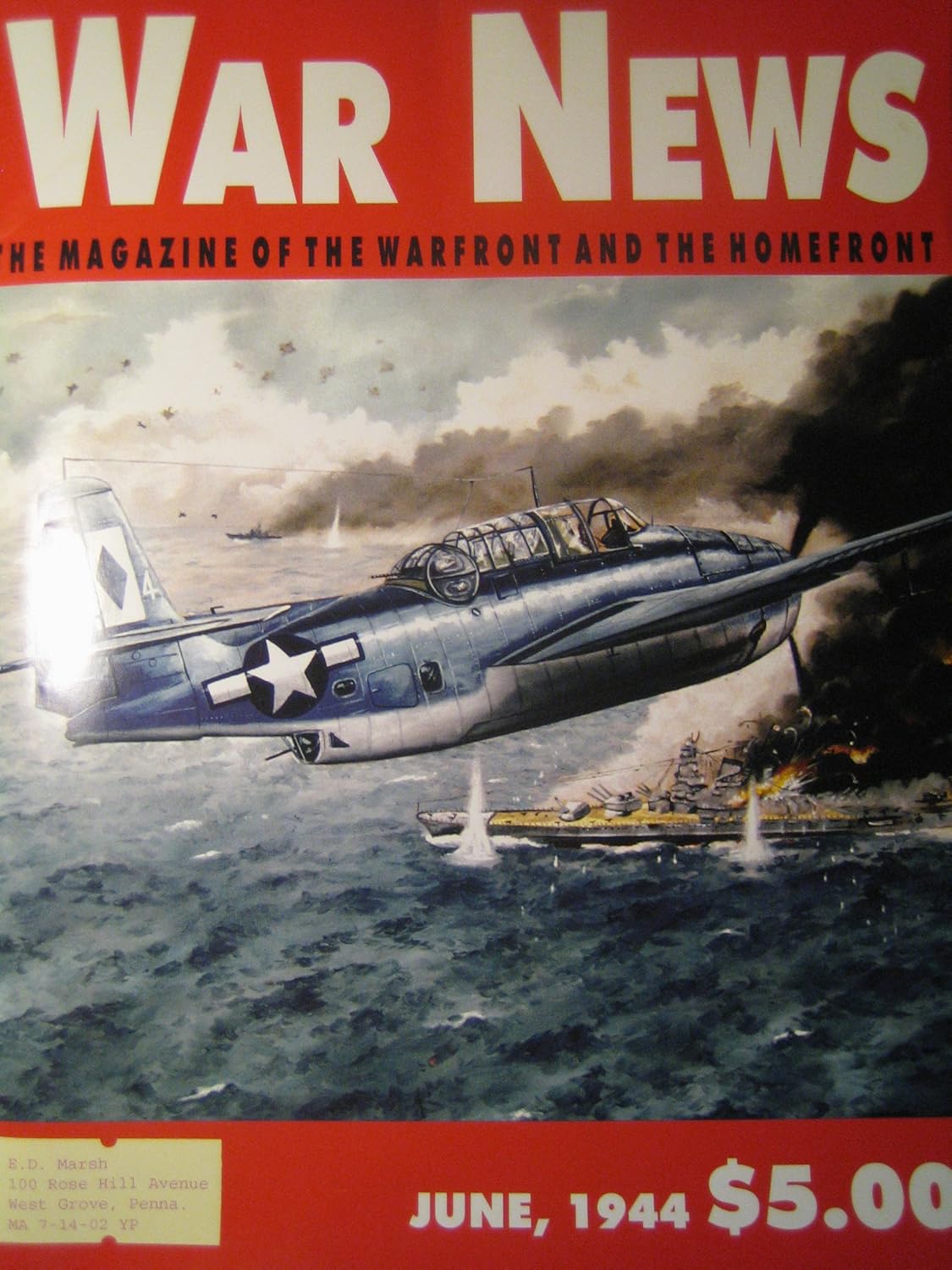 War News, June 1944: President Mid Atlantic Air Museum Russell A ...