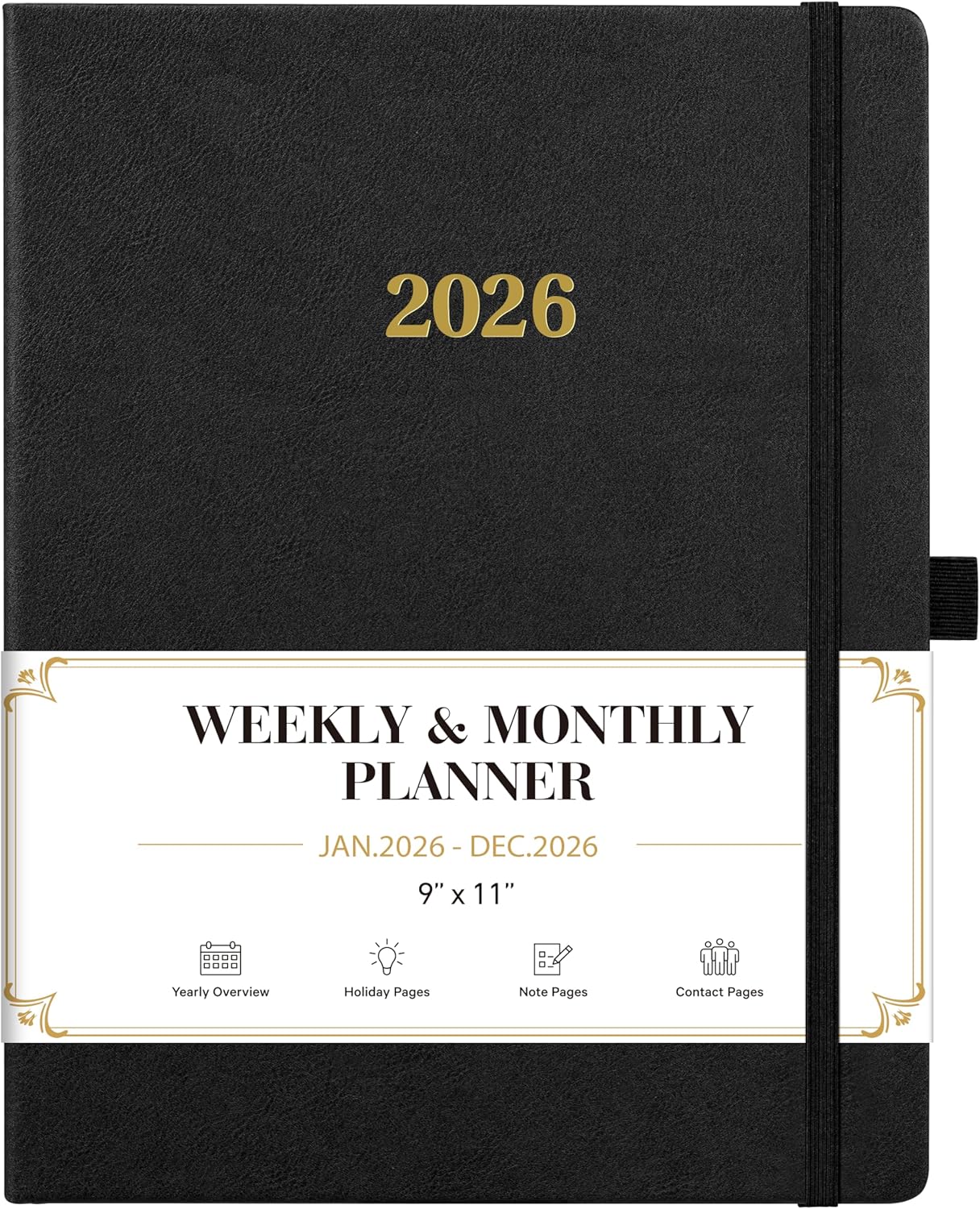2026 Planner - Weekly and Monthly Planner 2026, Jan.2026 - Dec.2026, 9 ...