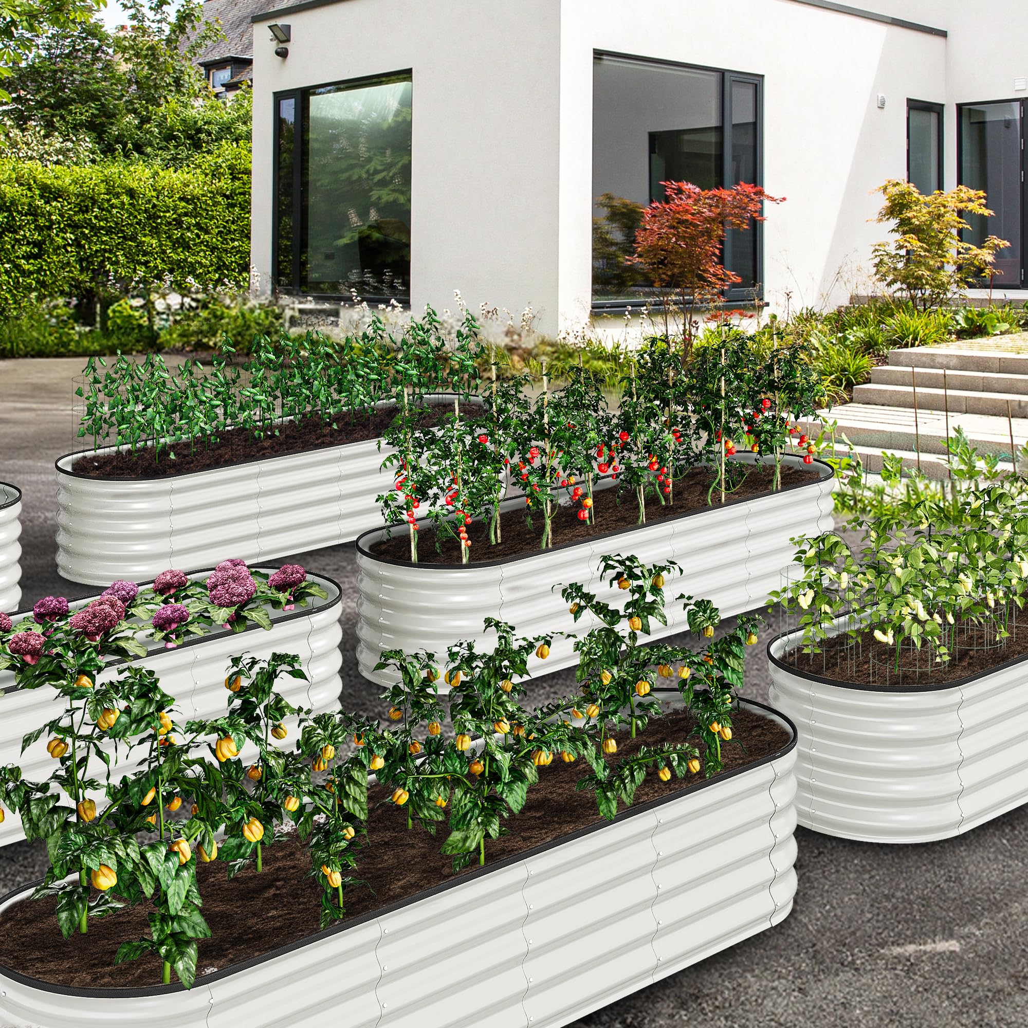 Snapklik.com : YITAHOME 6.5ftx2ftx1.4ft Raised Garden Bed Kit ...