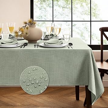 Amazon.com: Elrene Home Fashions Laurel Solid Texture Water and Stain ...