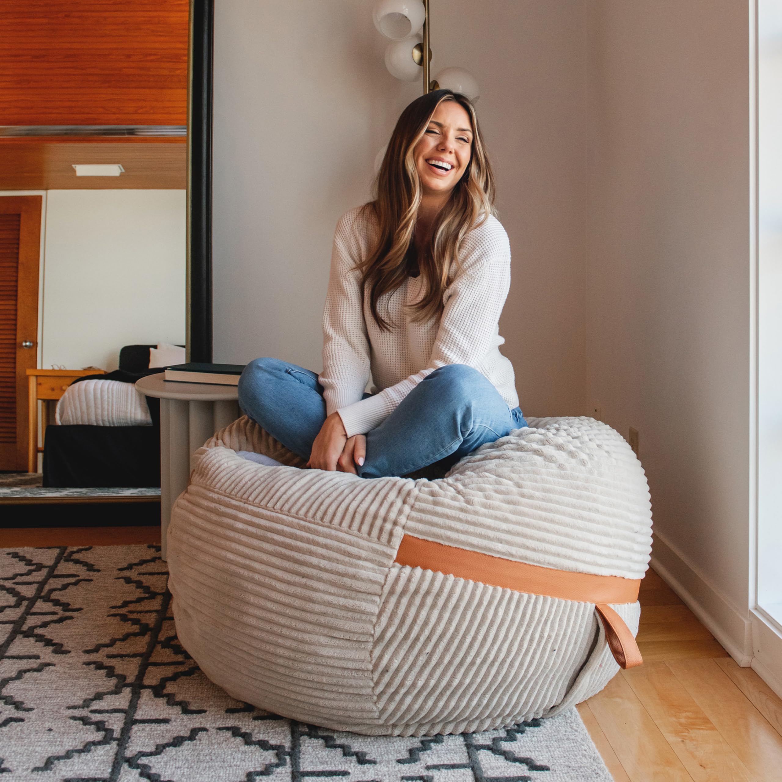 Snapklik.com : Big Joe Fuf Medium Foam Filled Bean Bag Chair