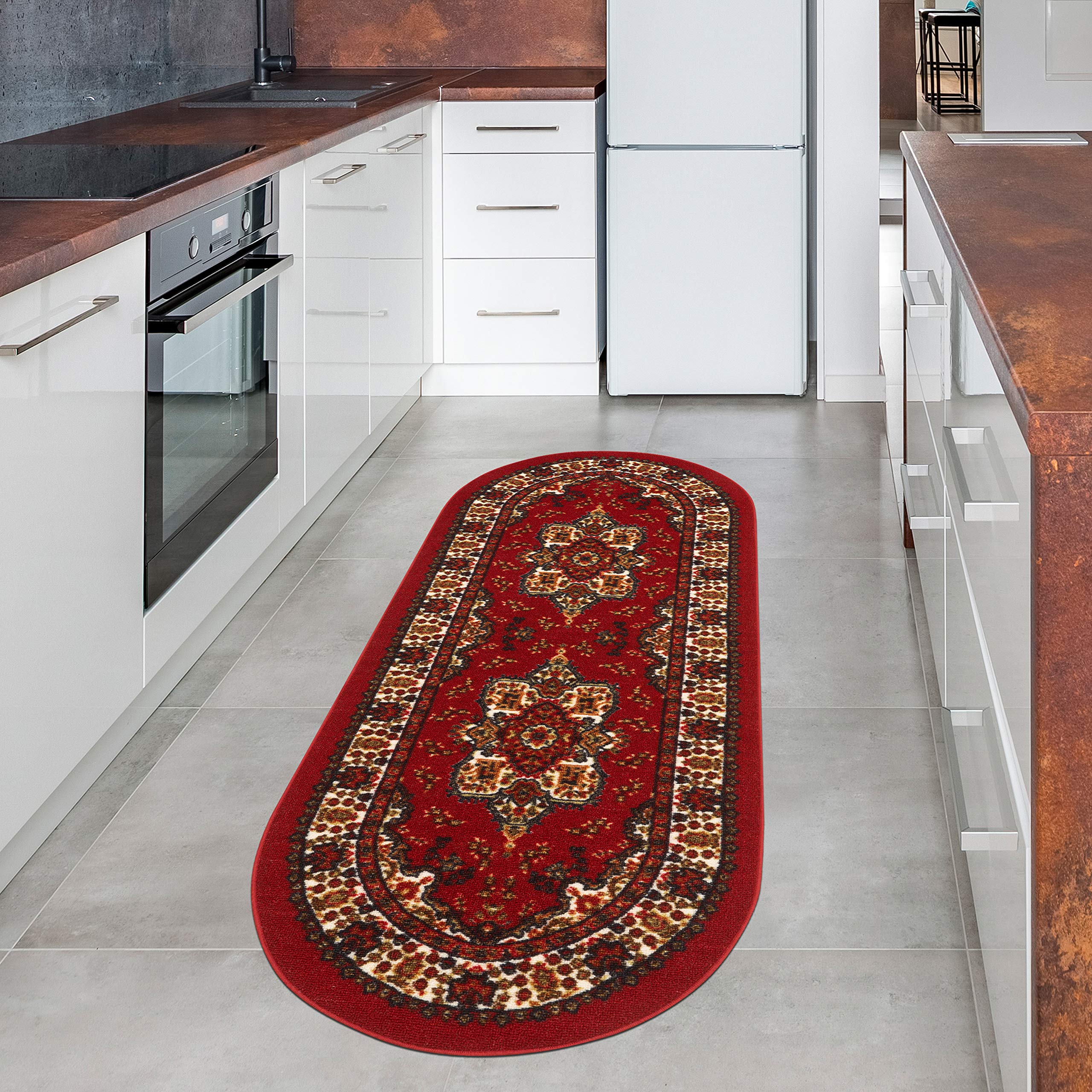 Antep Rugs Alfombras Oriental Traditional 2x5 Non-Skid (Non-Slip) Low ...