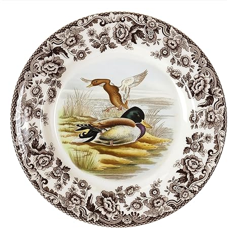 Amazon.com | Spode Woodland Salad Plate (Mallard): Salad Plates