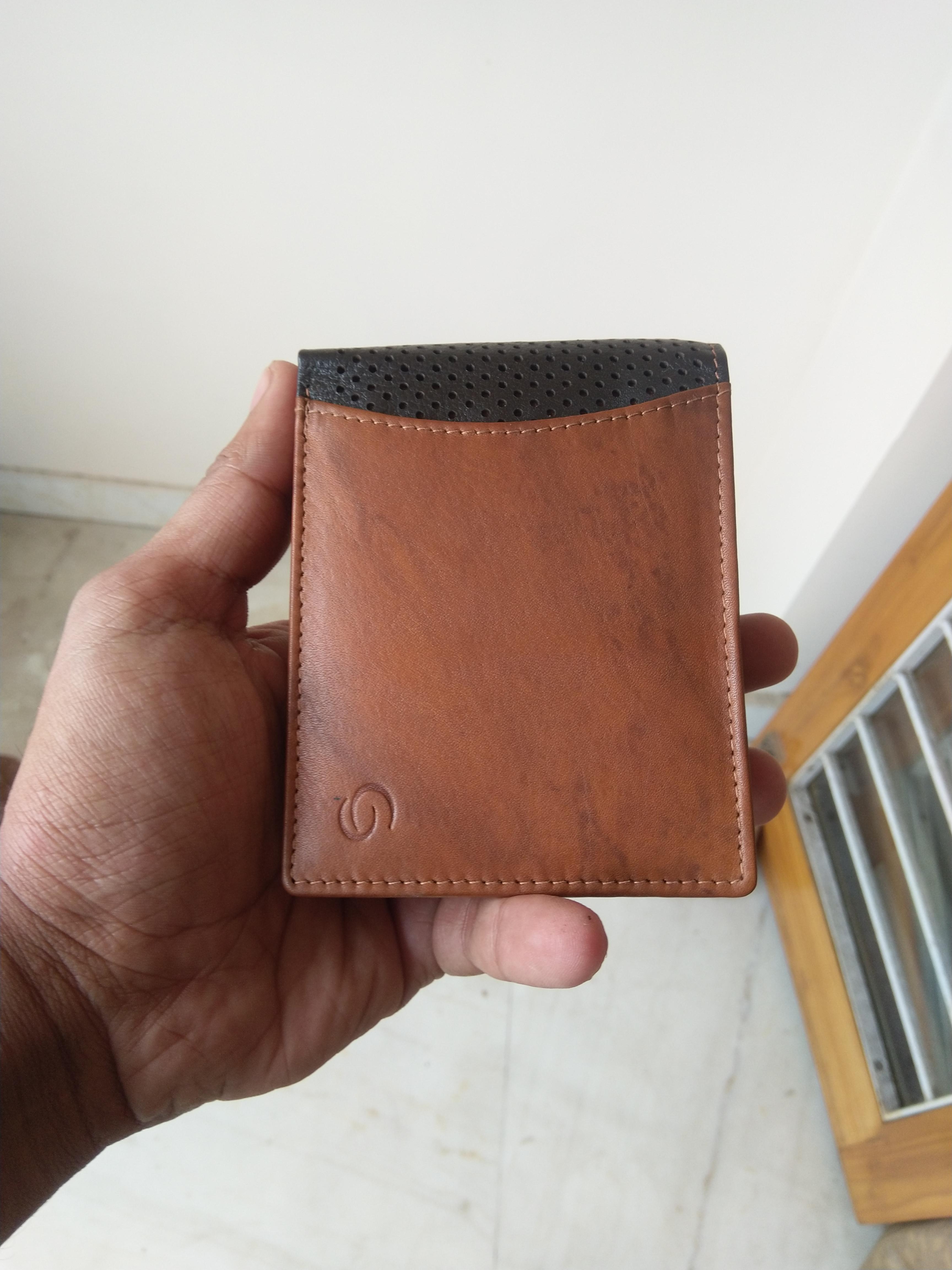 Buy GETOREE Teak Tan Genuine Leather RFID Wallets for Men I 7 Credit ...
