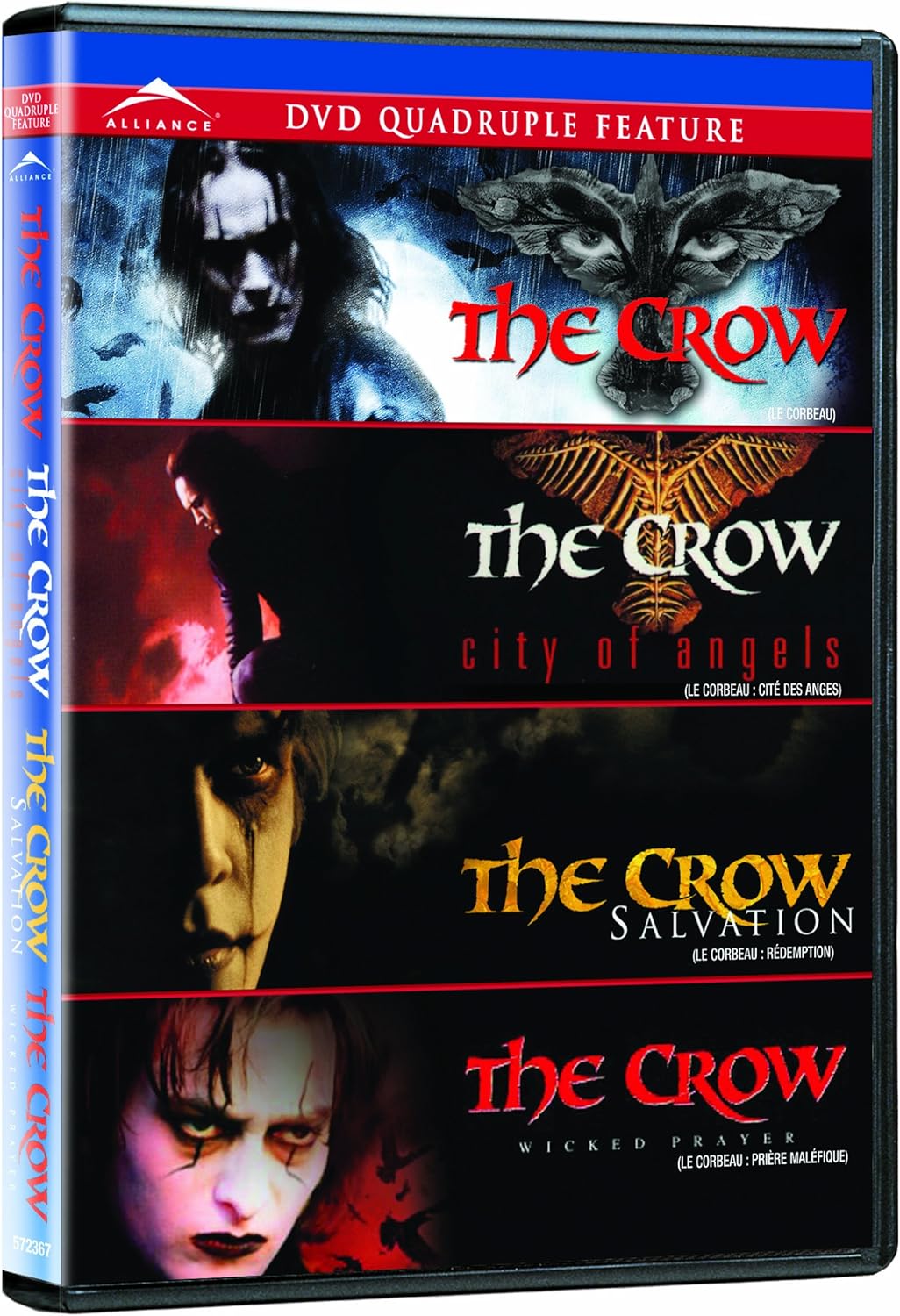 The Crow Quadruple Feature (The Crow / The Crow 2: City Of Angels / The ...