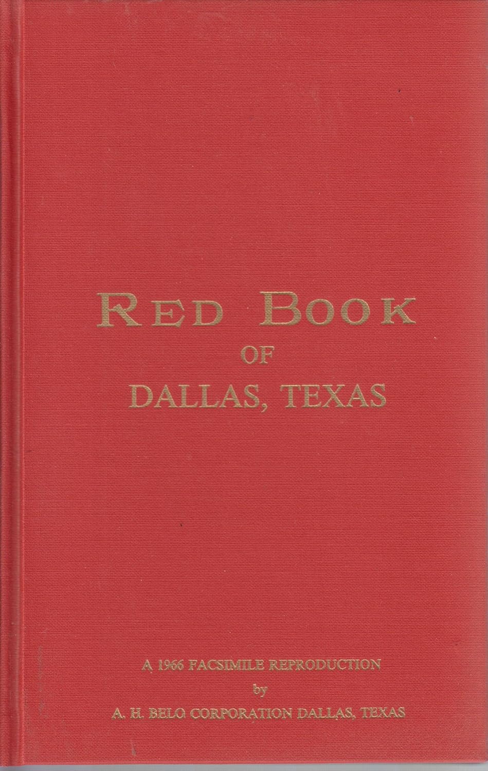 Red Book of Dallas, Texas 1895-6: E.M. (Ted) Dealey: Amazon.com: Books