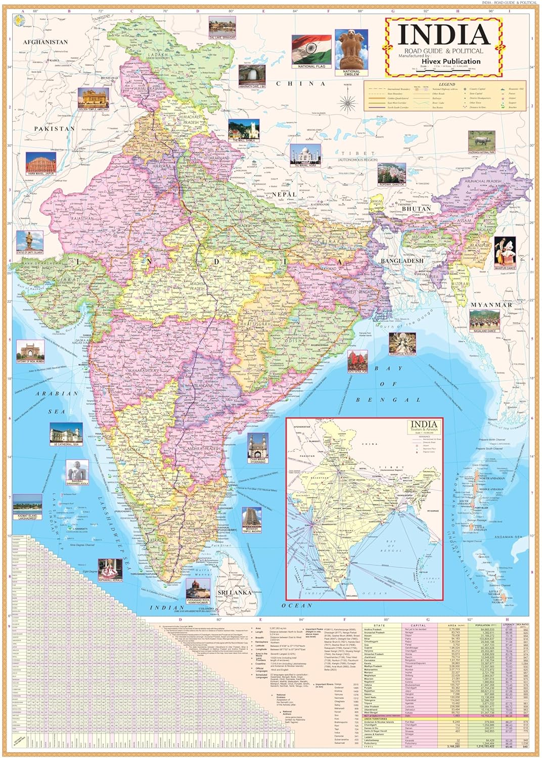 Buy Complete set of UPSC Maps & Charts Laminated | Set of 11 | India ...