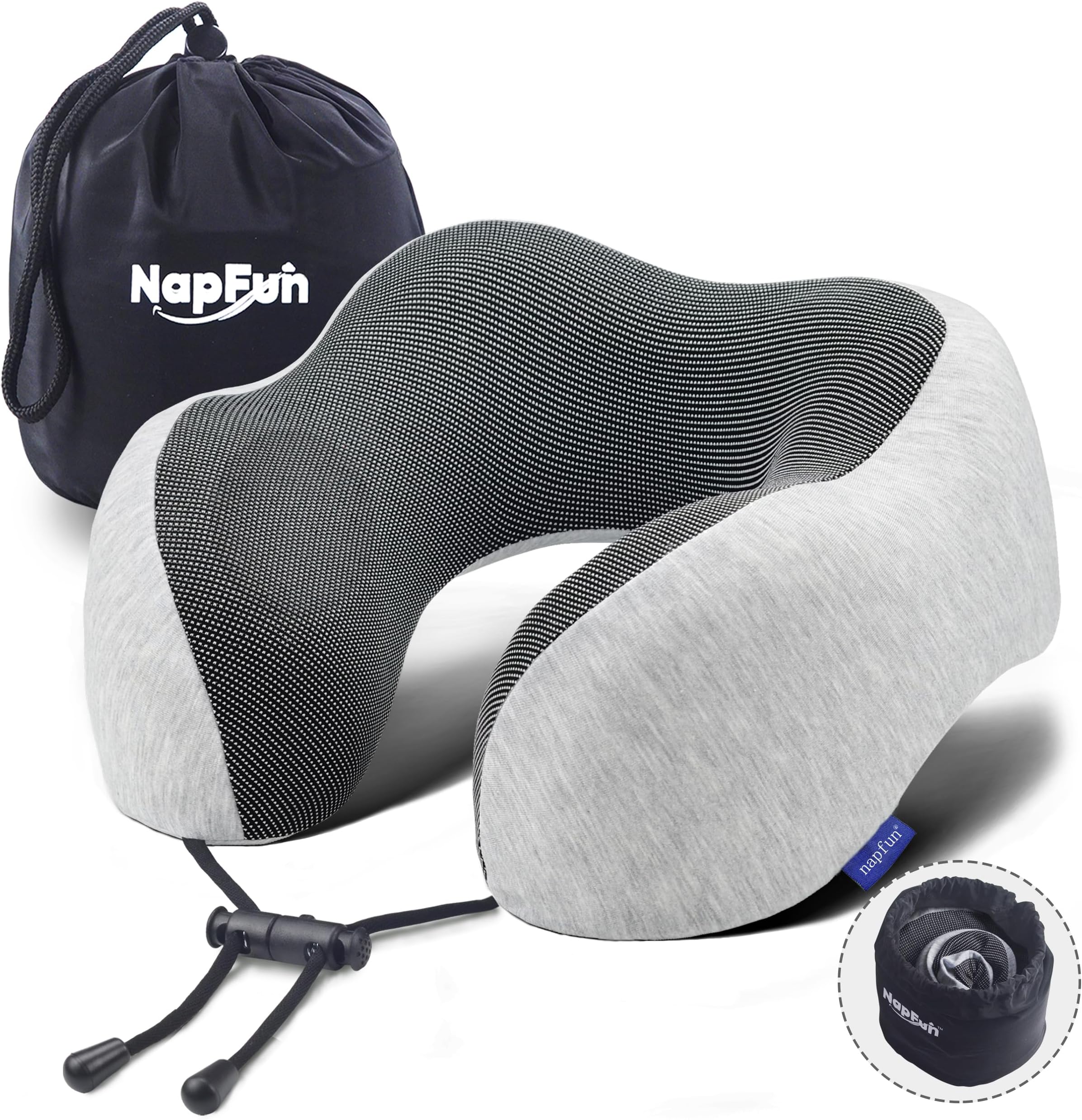 Amazon.com: Perfect Life Ideas Microbead Travel Neck Pillow - Vibrating ...