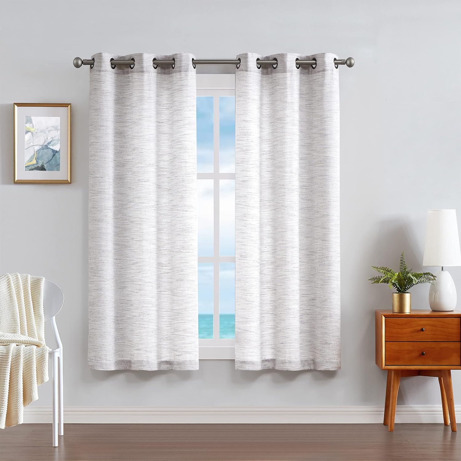 Amazon.com: Nautica – Julius | Light Filtering Textured Curtains Window ...