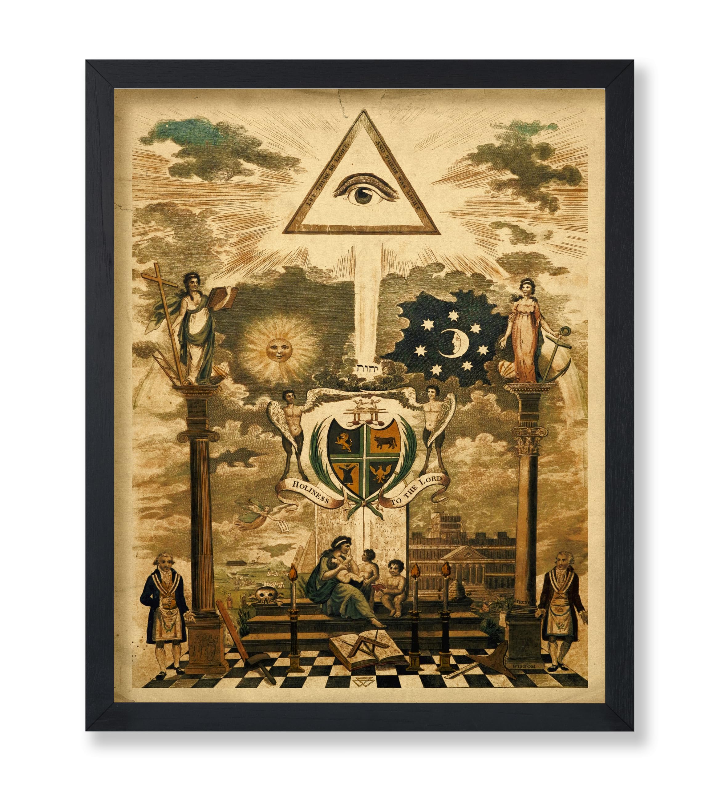 Amazon.com: Poster Master Vintage The Eye of Providence Poster - Retro ...