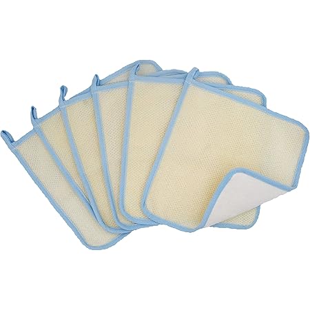 Amazon.com: 15 Packs Exfoliating Face Body Wash Cloths Towel Two Side ...