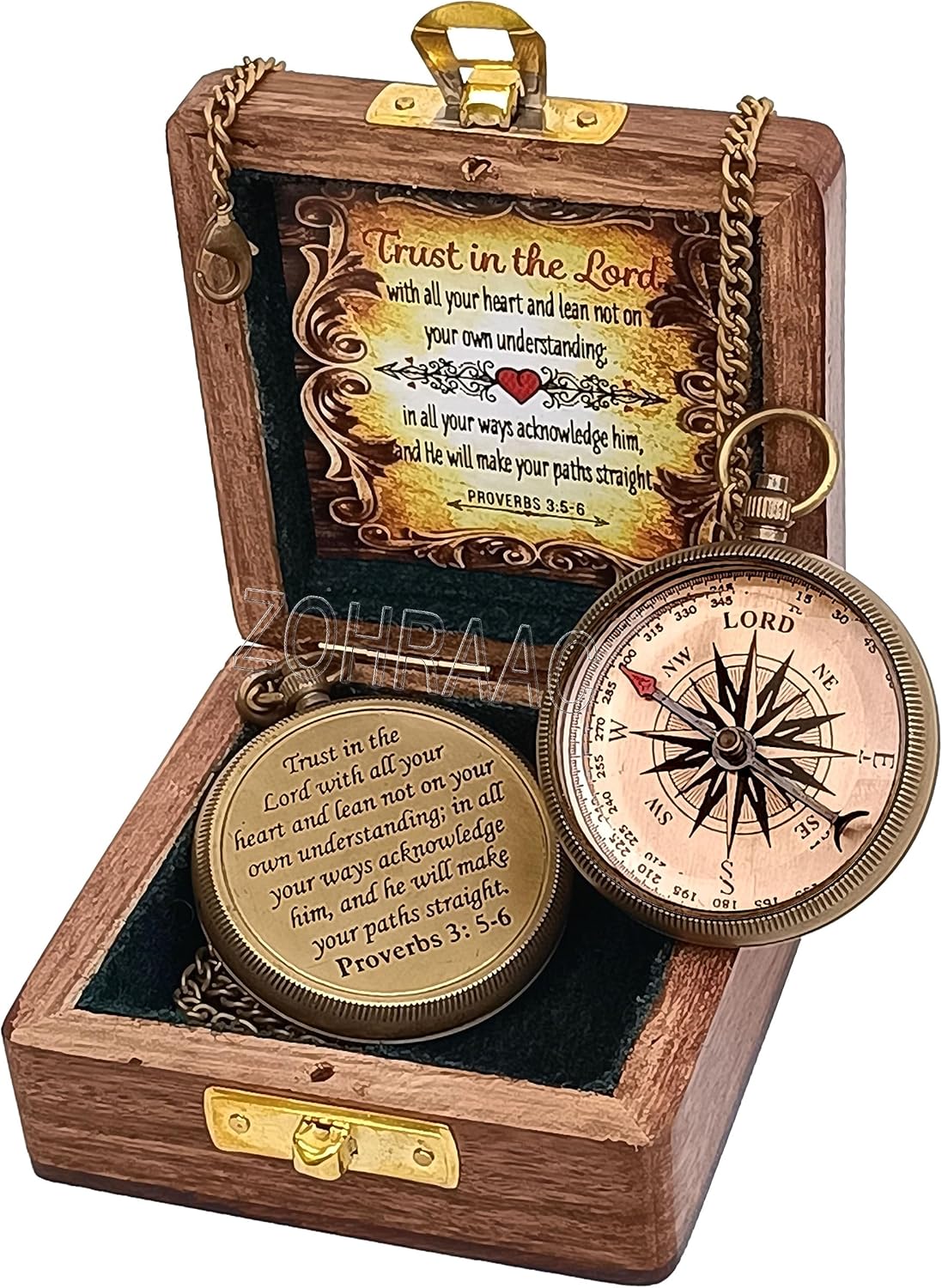 Amazon.com : Trust in The Lord with All Your Heart - Proverb 3: 5-6 ...