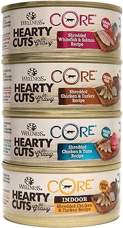 Amazon.com : Wellness CORE Hearty Cuts Natural Grain Free Wet Canned ...