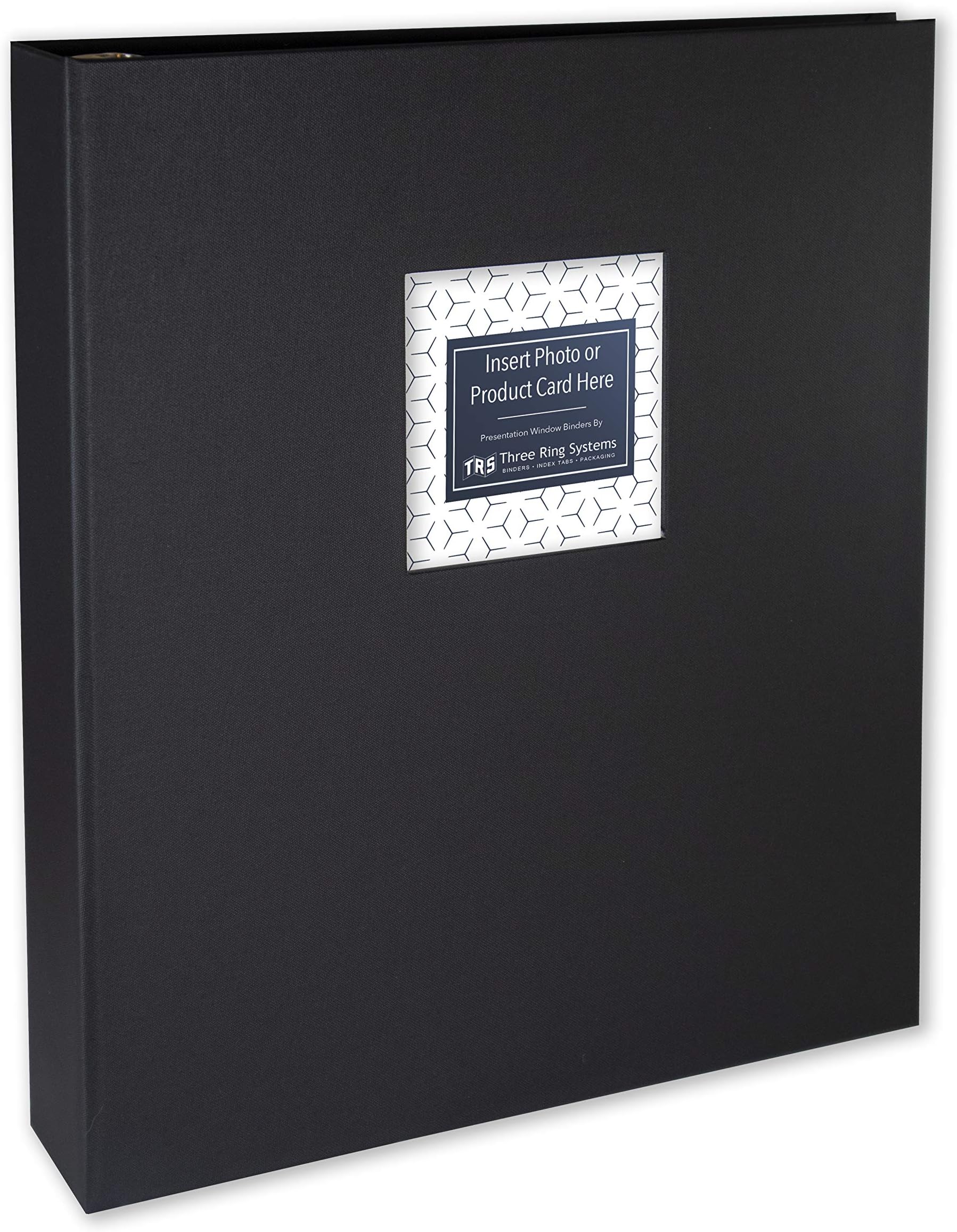 Amazon.com : Presentation Window Binder - Cloth 3 Ring Binder 1 Inch ...