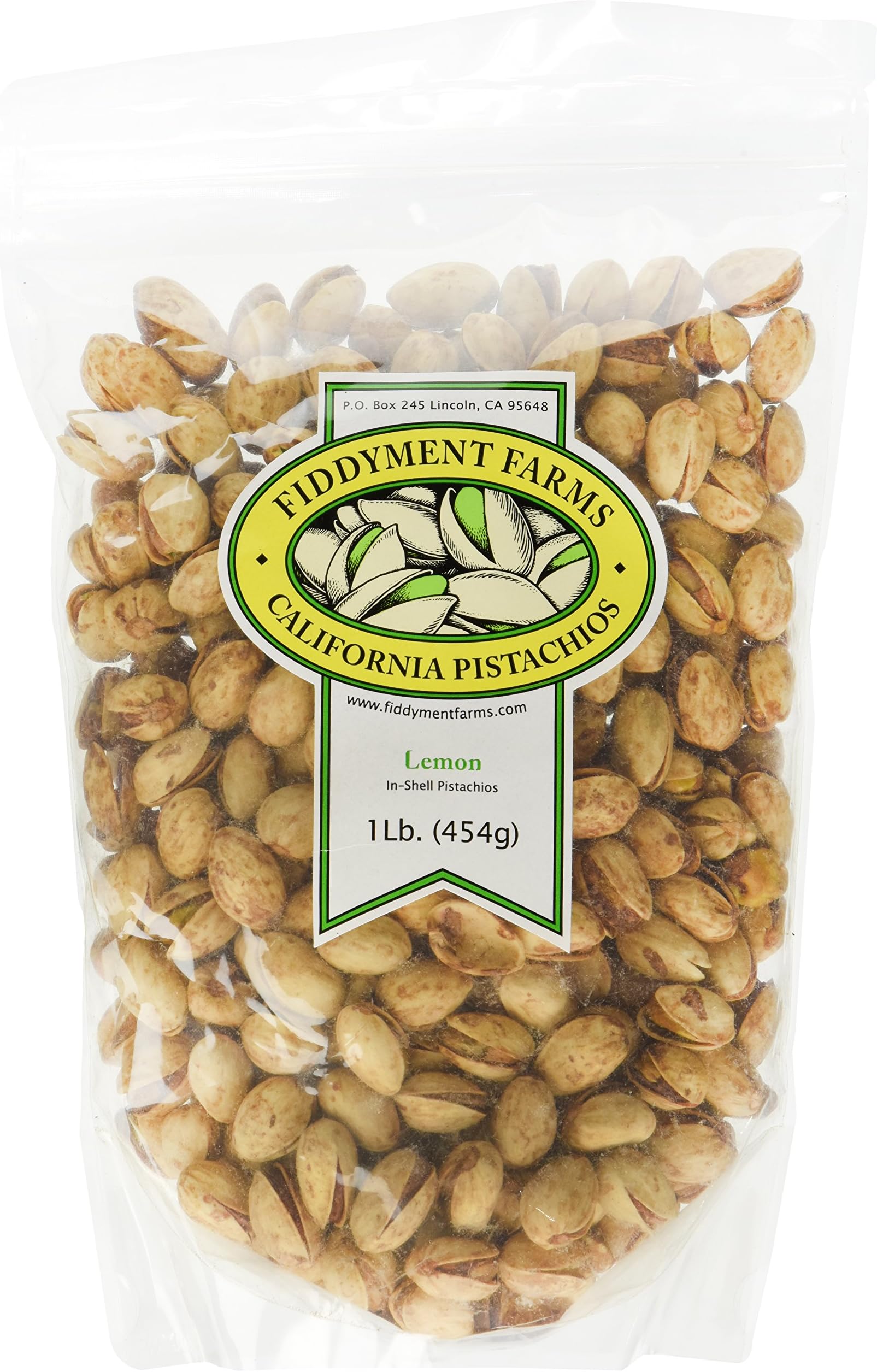 Amazon.com: Fiddyment Farms 1 Lb Lemon In-shell Pistachios : Grocery ...
