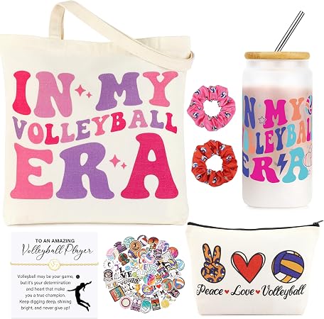 Amazon.com: JoycuFF Volleyball Gifts for Teen Girls Volleyball Stuff ...