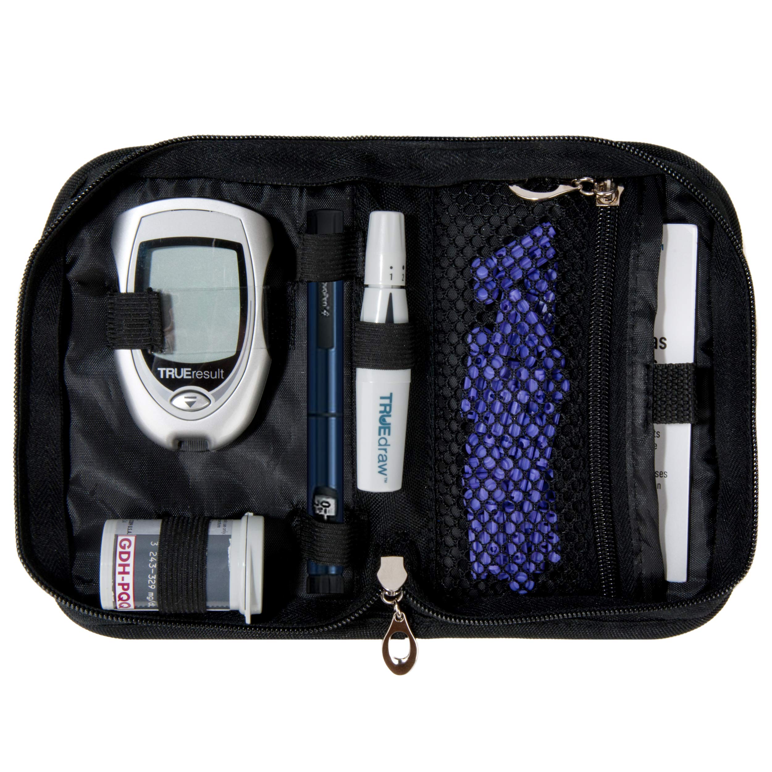 Amazon.com: Diabetes Testing Kit Case, Blood Glucose Meter Storage Bag ...