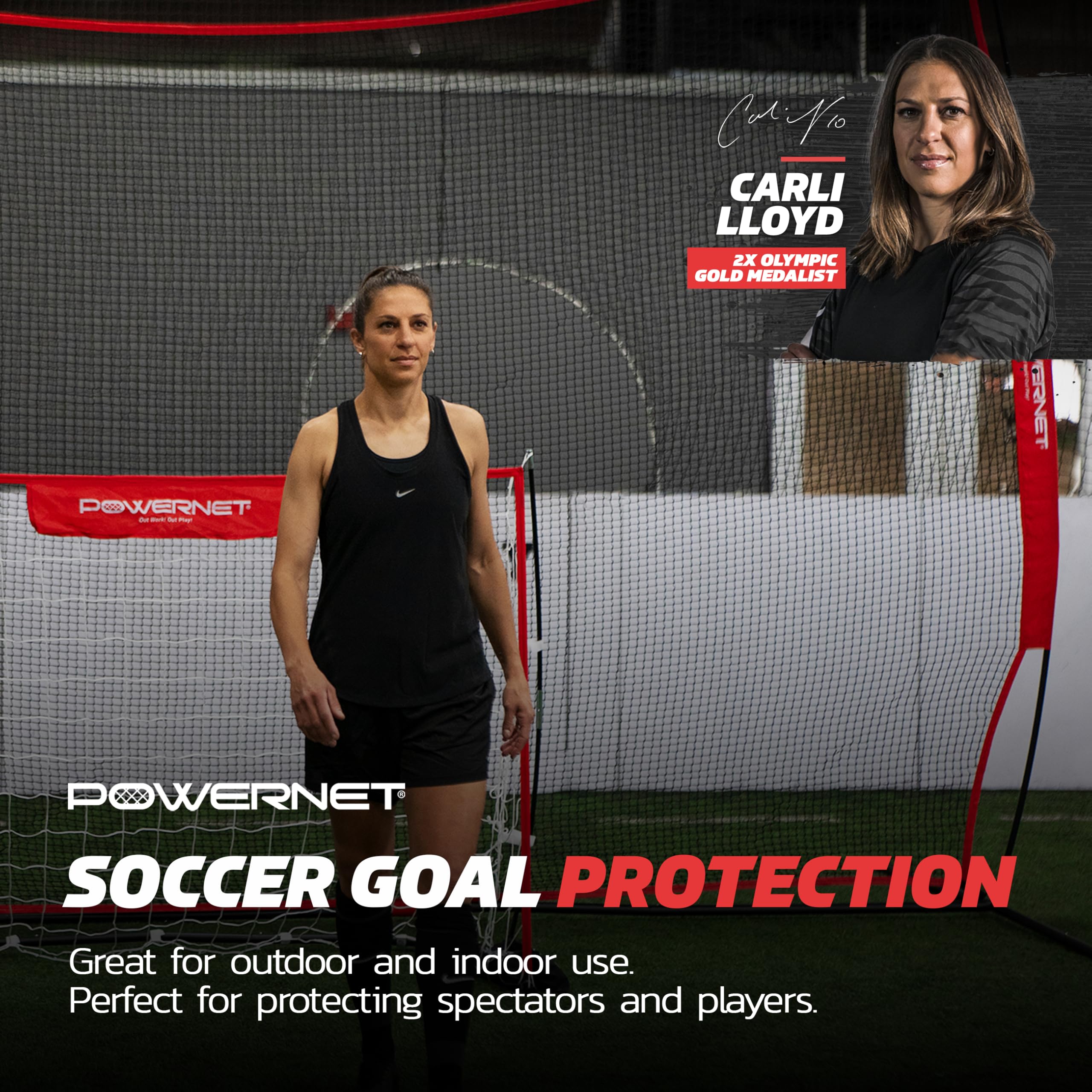 Snapklik.com : PowerNet Portable Sports Net For Protection, Soccer ...