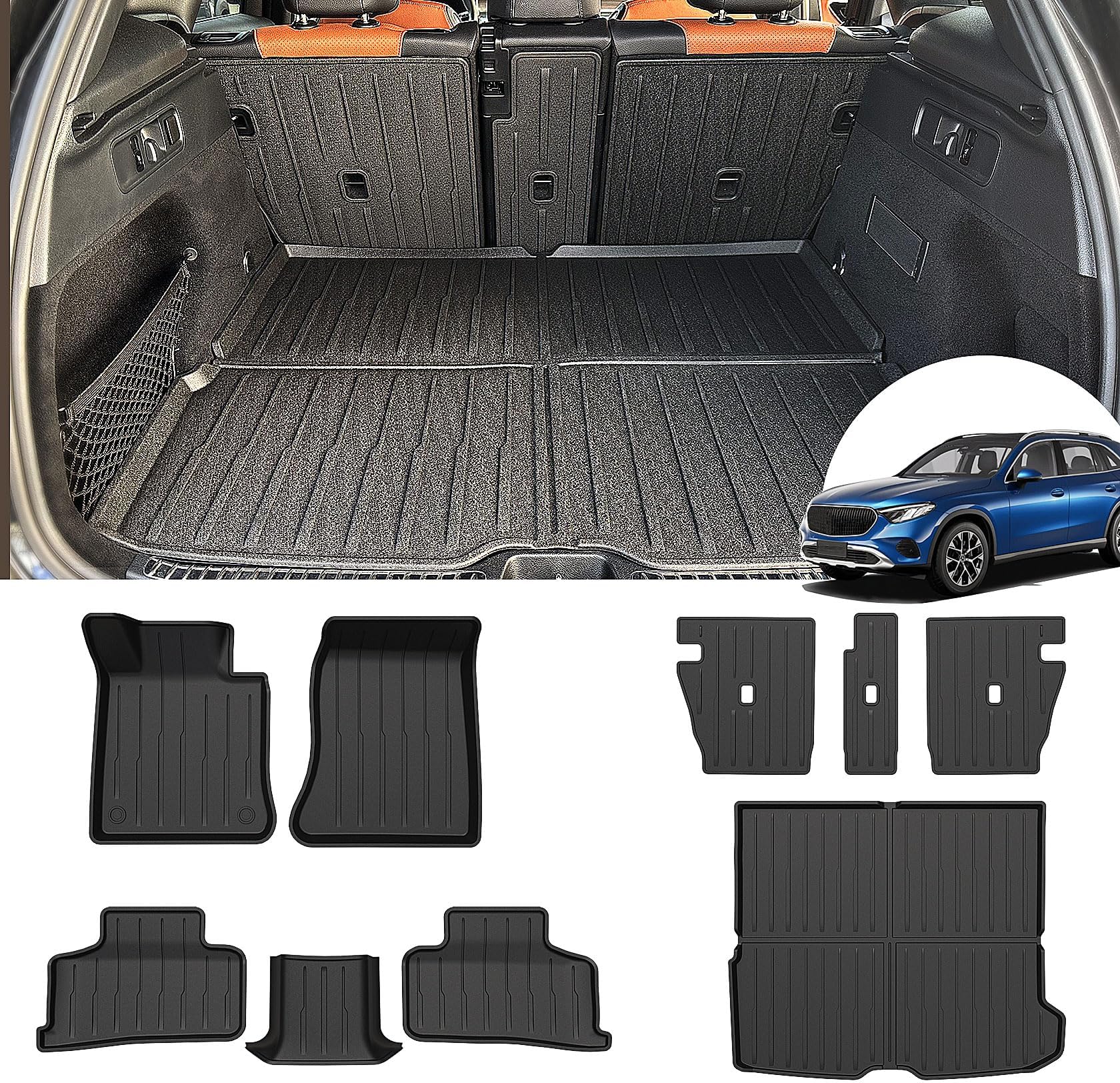 Amazon.com: HOUCLEMIC 9PCS Floor Mats for GLC 300 2023 2024 Mercedes ...