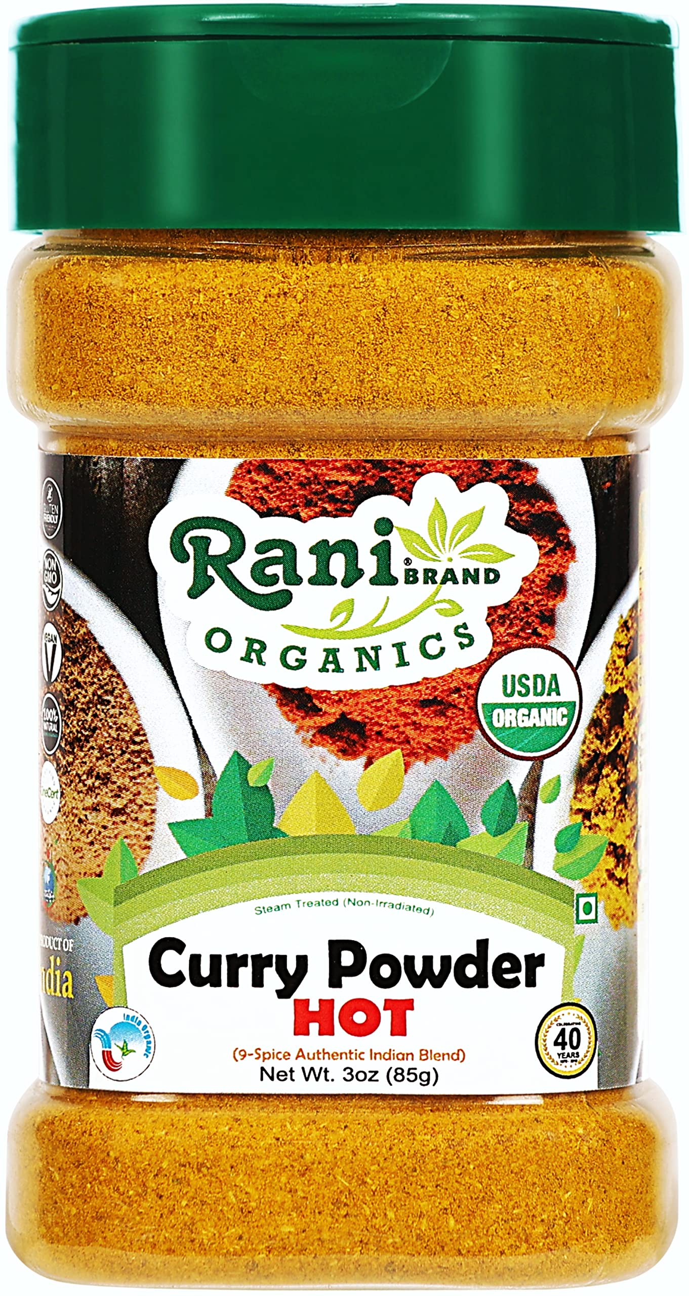 Amazon.com : Rani Organic Curry Powder Hot (9-Spice Authentic Indian ...