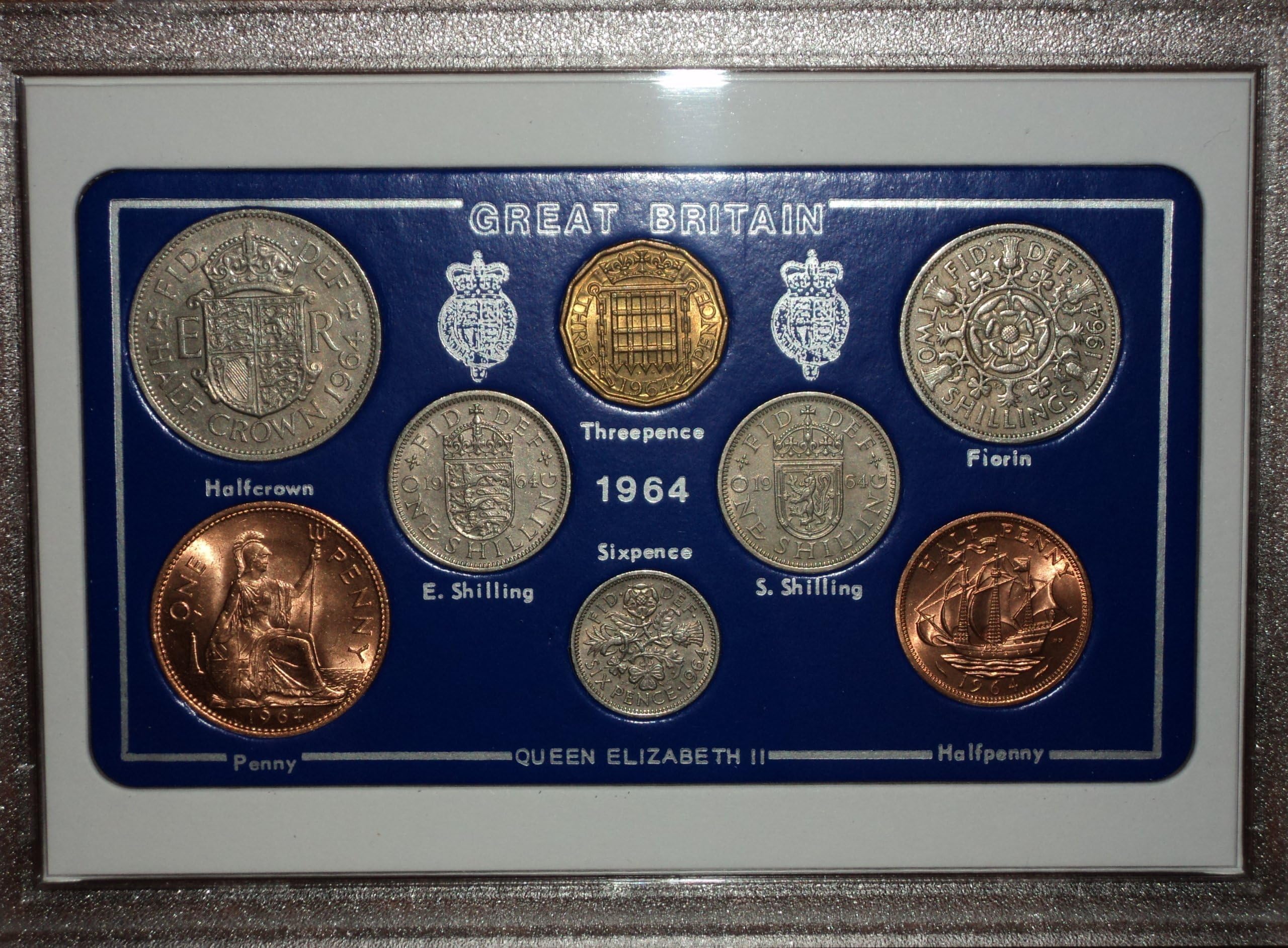 1964 British Coin Gift Set (Retro 60th Birthday Year of Birth or ...
