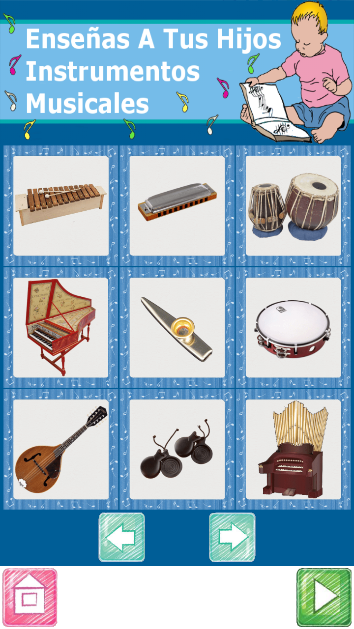 Spanish Instruments Names