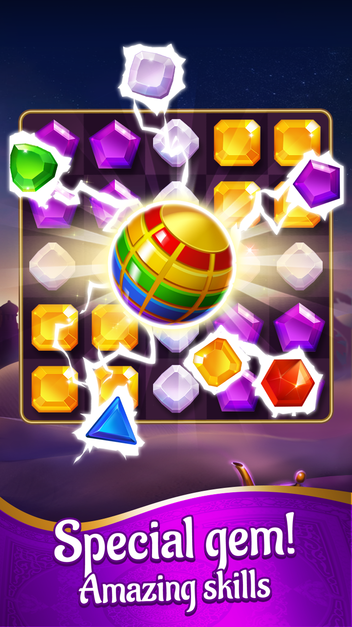 Genies & Gold - Match 3 Jewel & Gem Adventure - App on Amazon Appstore