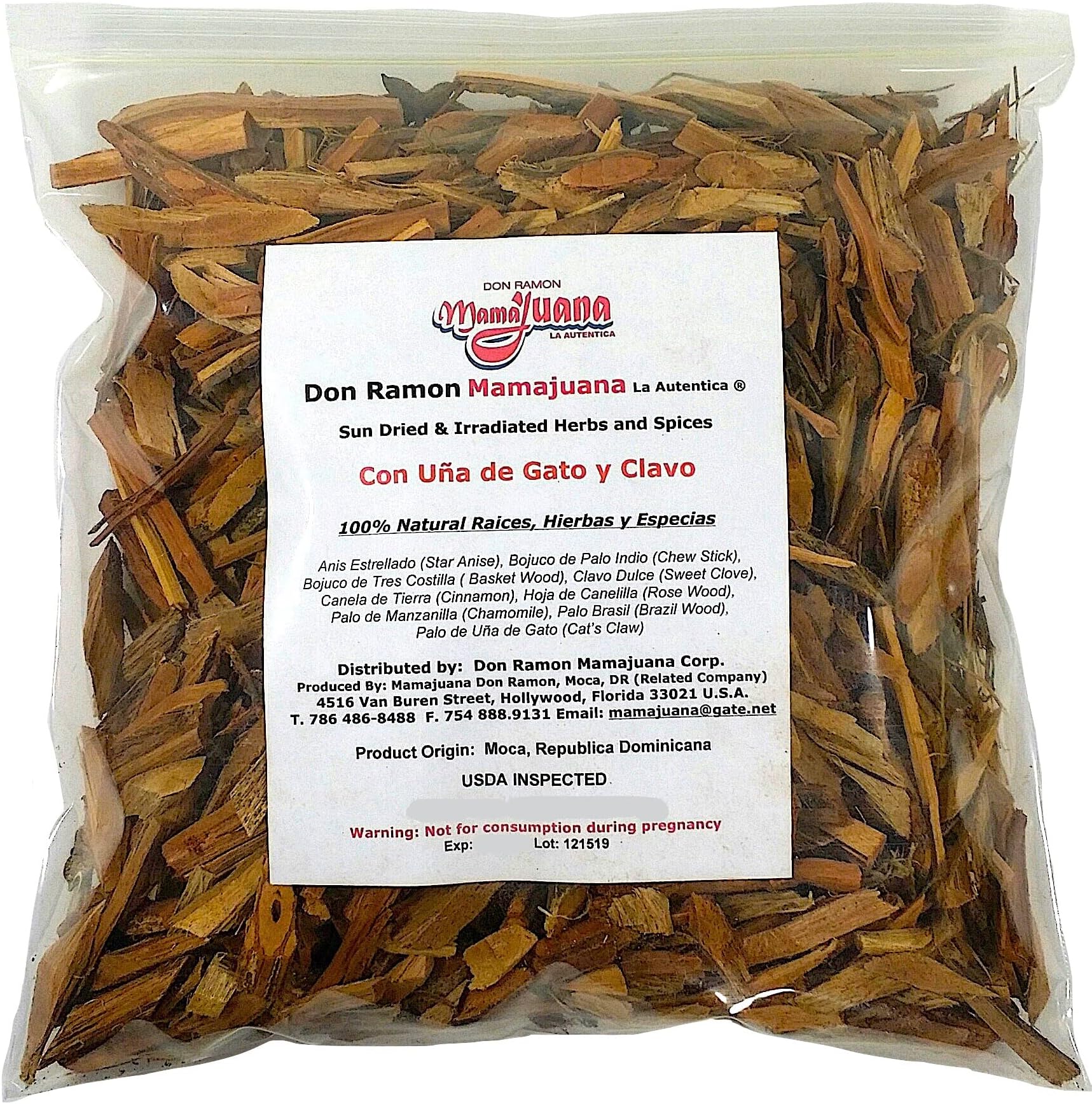 Amazon.com: Don Ramon Mamajuana 1/2 Gallon (Original Island Flavor) Dry ...