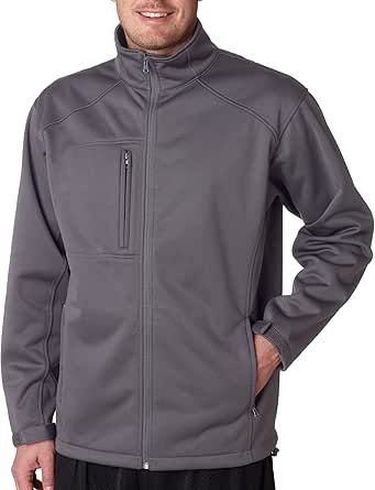 Ultra Club Adult UltraClub Softshell Solid Jacket, S, Grey at Amazon ...