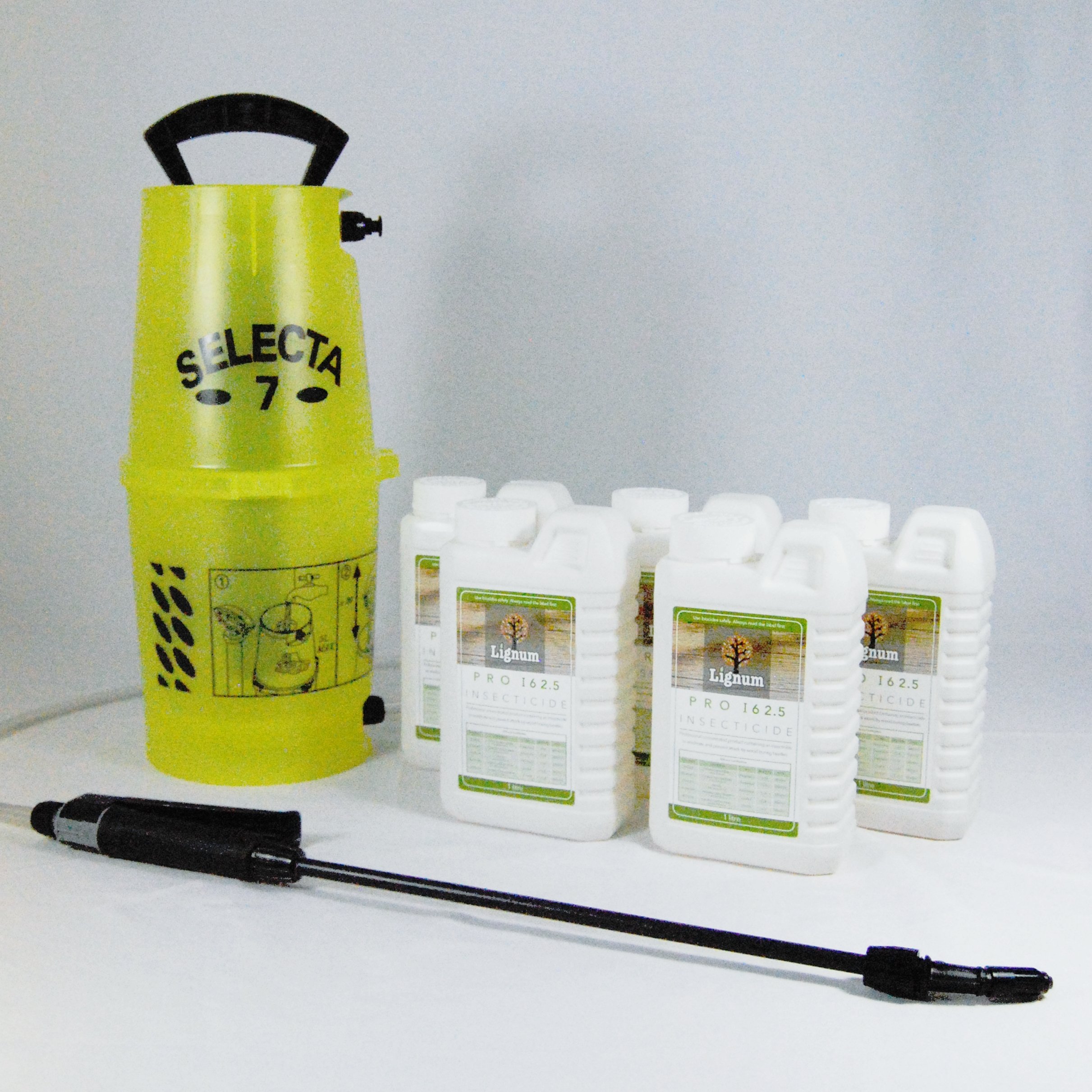 5 X 1L LIGNUM PRO I62.5 Concentrated Insecticide Woodworm Killer Timber ...