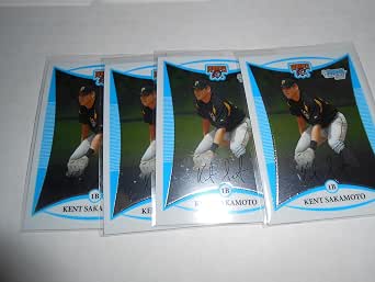 Amazon.com: AMAZING KENT SAKAMOTO 3 BOWMAN CHROME ROOKIE CARD BASEBALL ...
