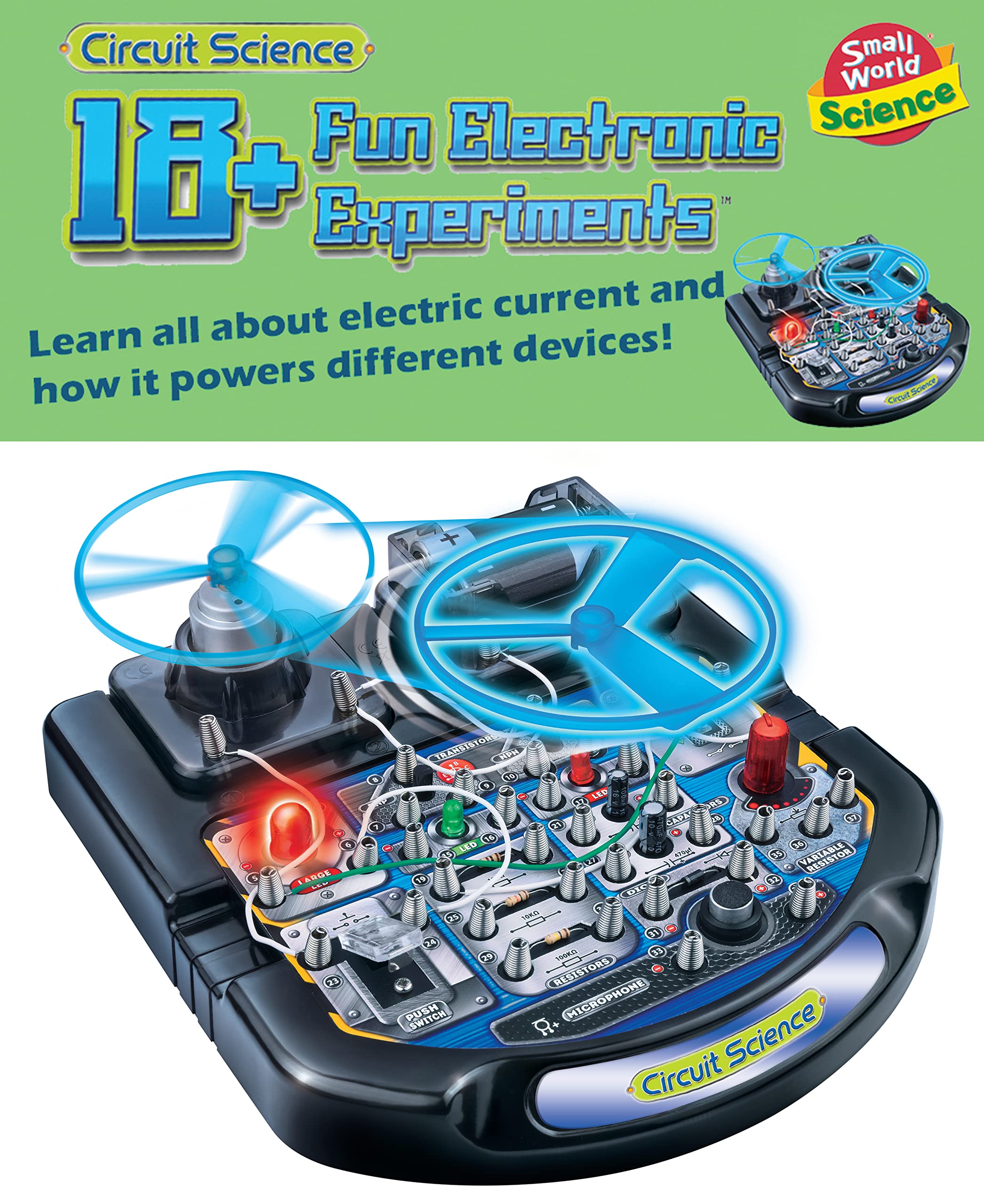 Small World Toys – Circuit Science Kit – More than 18 Fun Electronic ...