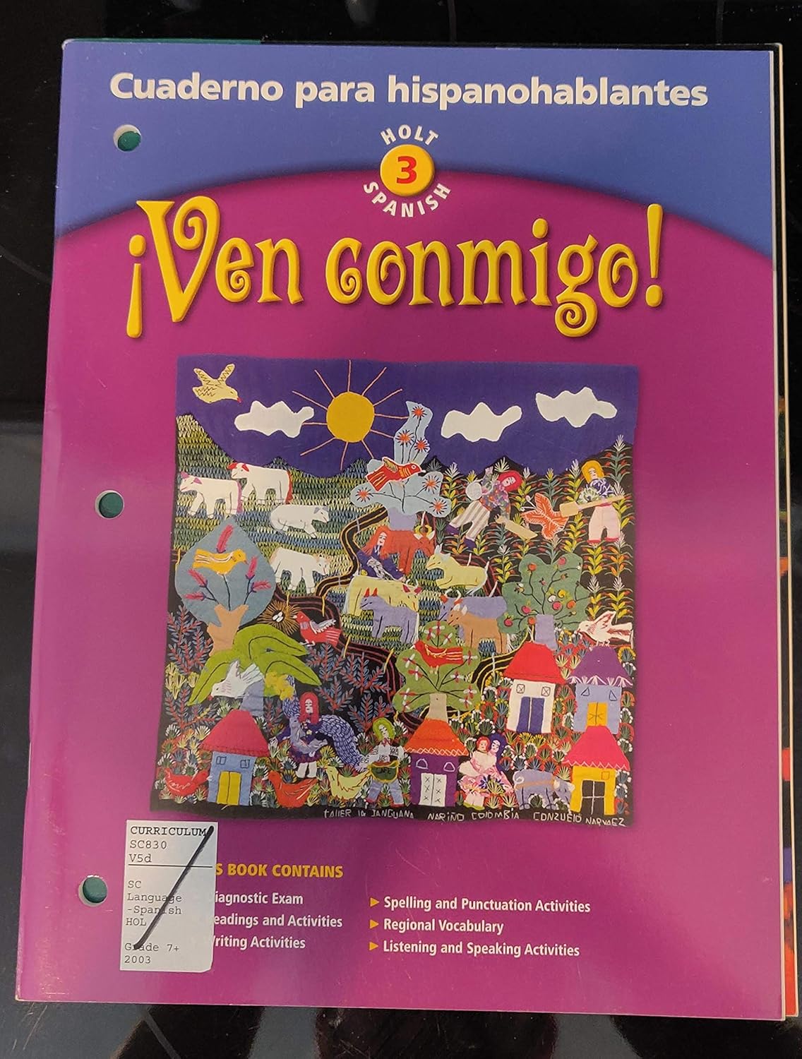 Amazon Ven Conmigo Level 3 Grade 10 Cuaderno Para Hispanohablantes amazon-ven-conmigo-level-3-grade-10-cuaderno-para-hispanohablantes