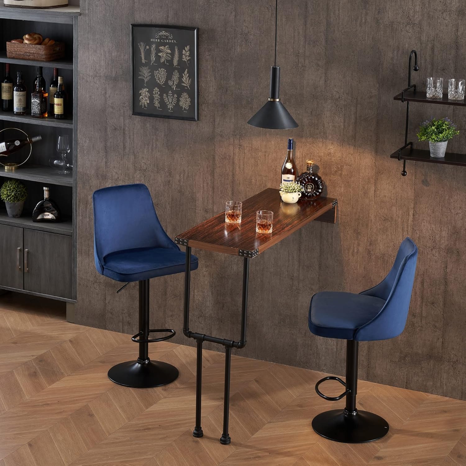 Amazon.com: ivinta Bar Table, Bar Height Pub Table, Rectangle High Top ...