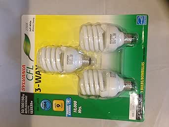 3 Pack Sylvania 3 way Fluorescent 29913 CF33EL/3WAY/830/RP/BL3 Twist ...