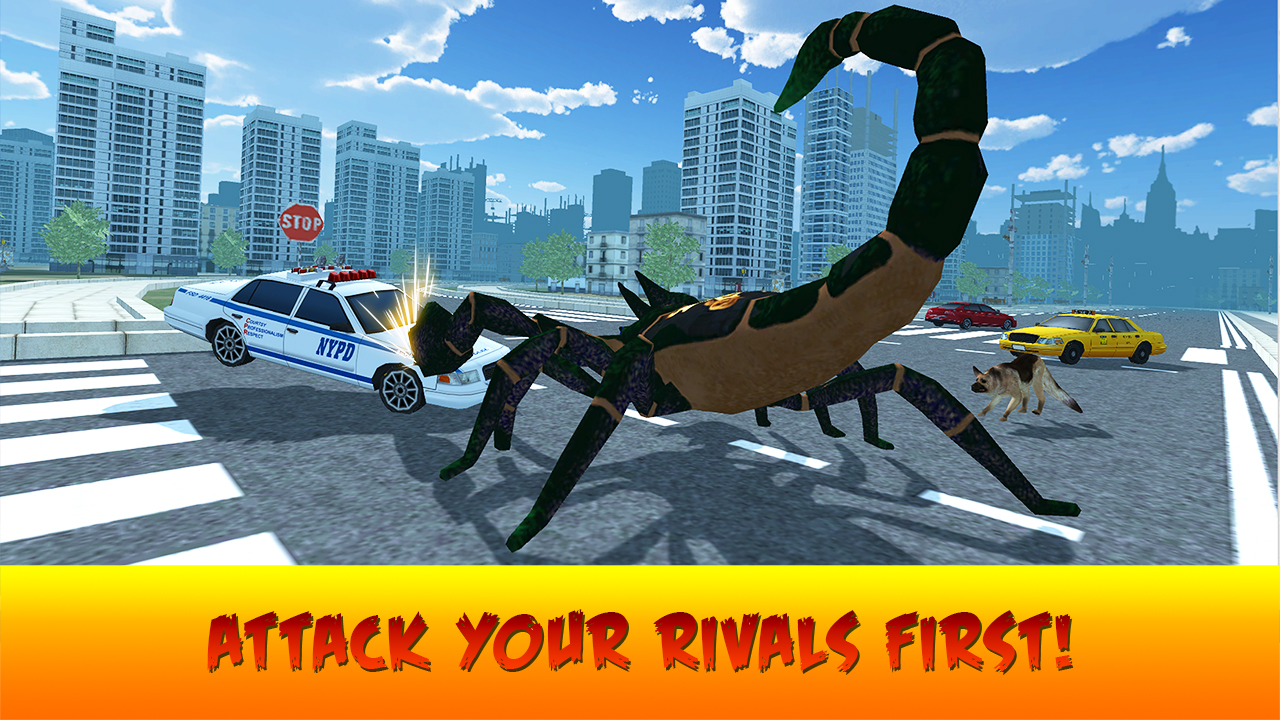 City Attack Creature Quest: Giant Scorpion Simulator | Wild Animal Life ...