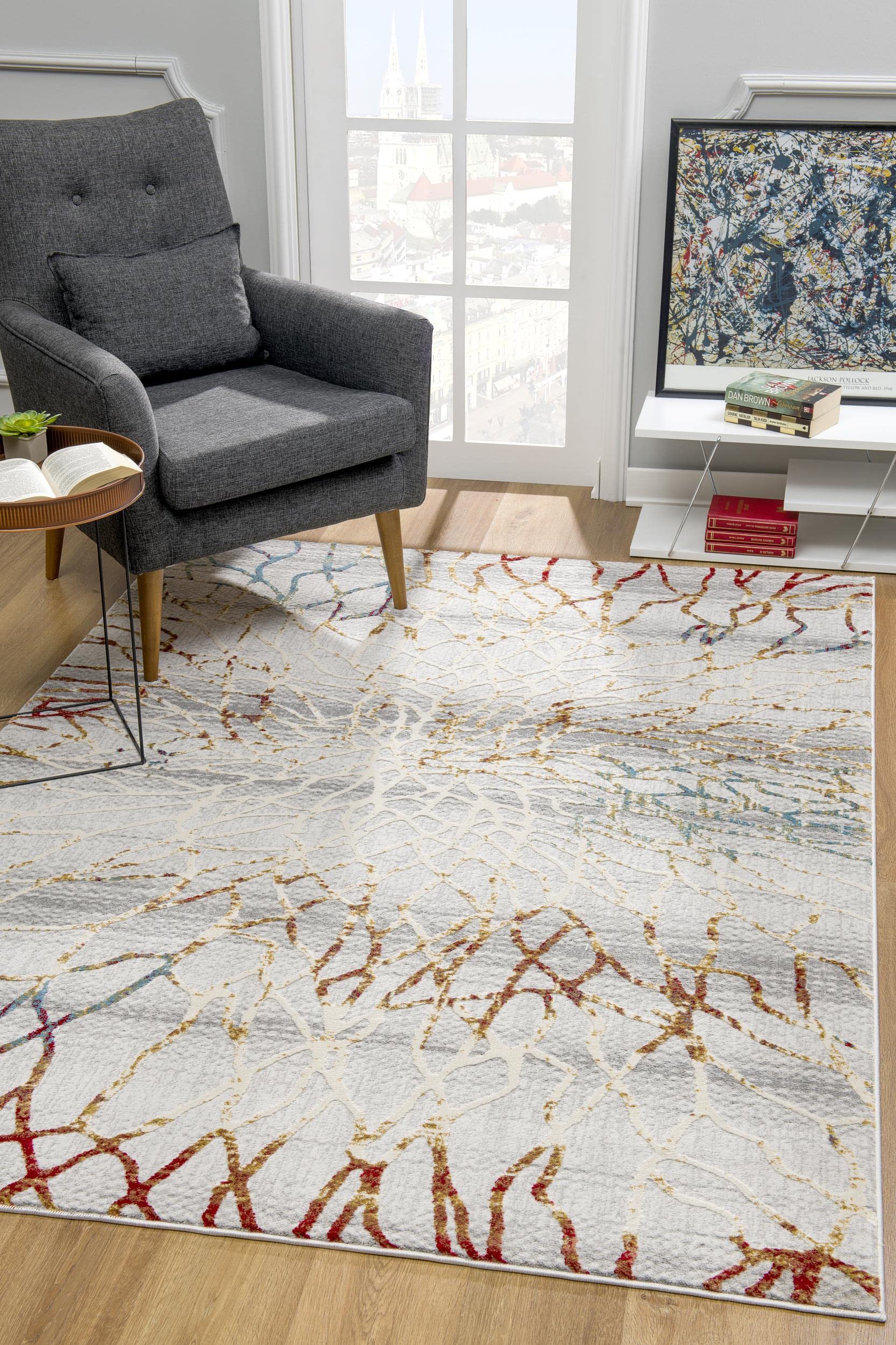Rug Branch Vogue 6' x 9' (6'6" X 9'6") Geometric Indoor Area Rug ...