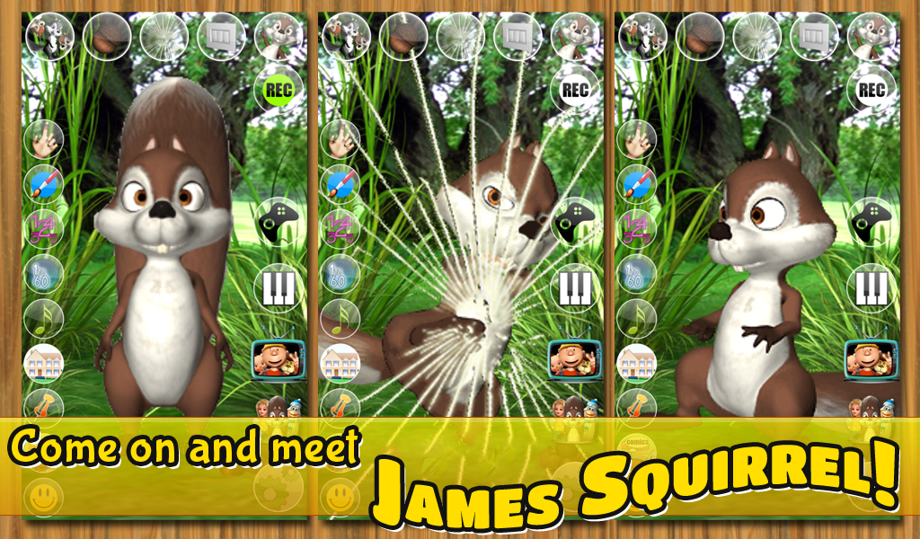 Talking James Squirrel (Kindle Tablet Edition) - App on the Amazon Appstore
