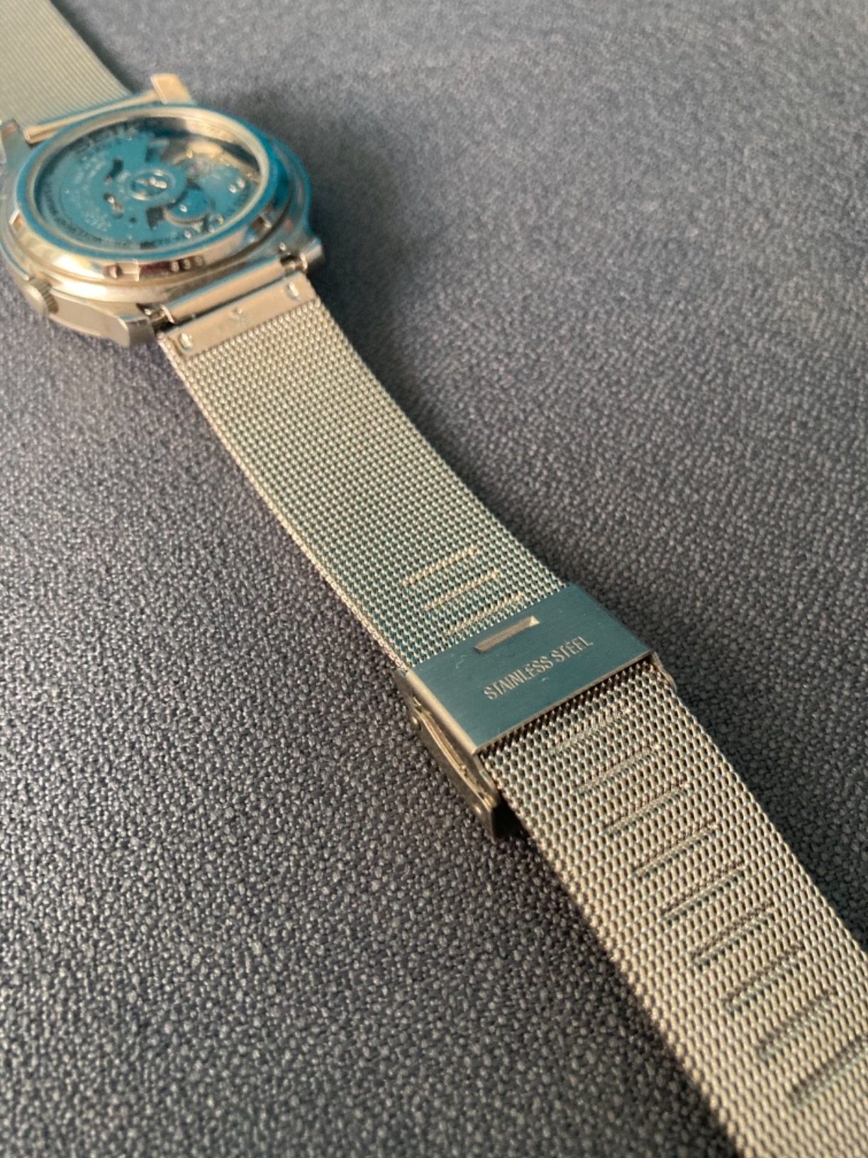 18mm Stech Stainless Steel Fine Mesh Strap for Watch Narrow Design ...