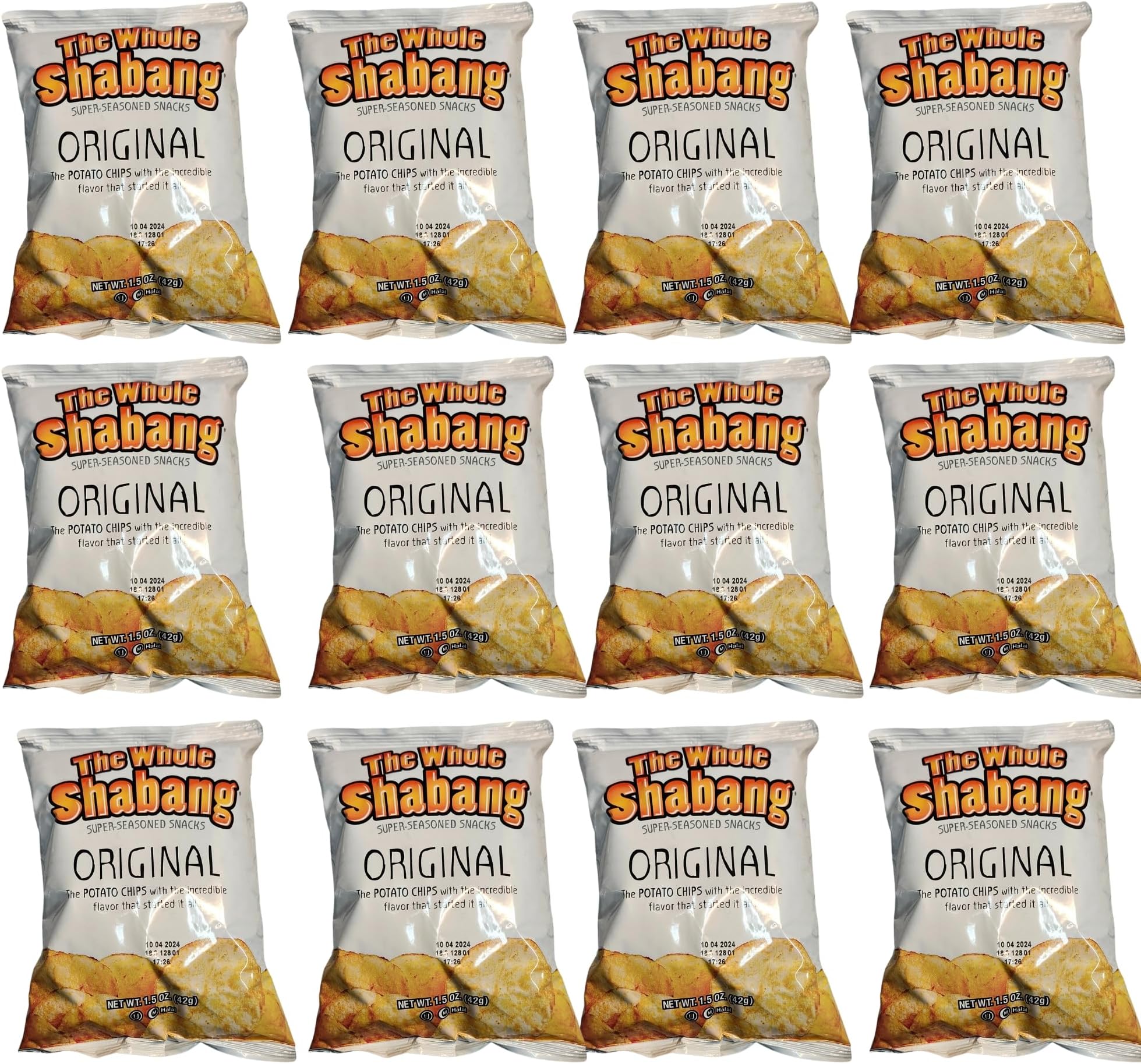 Amazon.com: Generic The Original Whole Shabang Potato Chips, 1.5 oz, 12 ...