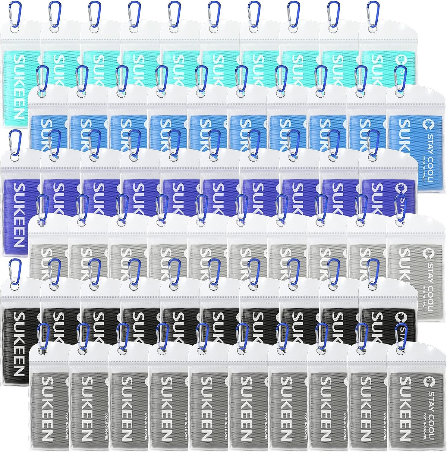 Amazon.com: Sukeen Cooling Towel for Neck and Face(40"x12"),Bulk Ice ...