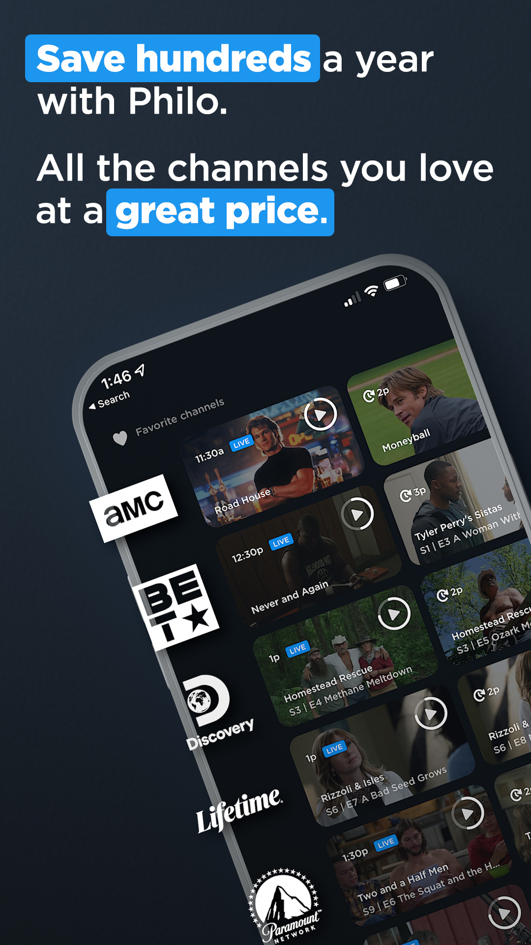Philo: Shows, Movies, Live TV. - App on Amazon Appstore