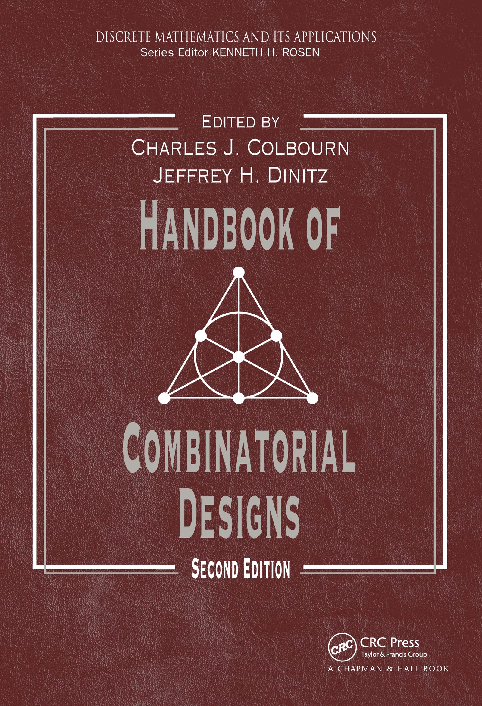 Handbook Of Combinatorial Designs Discrete Mathematics And Its Applications Colbourn Charles