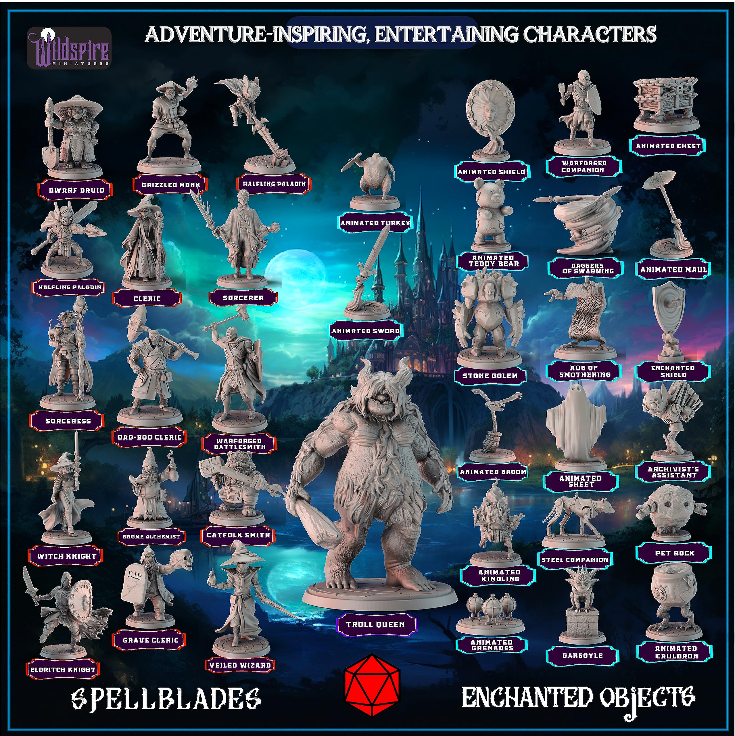 Snapklik.com : 36 Spellblades & Enchanted Objects - Characters, NPC ...