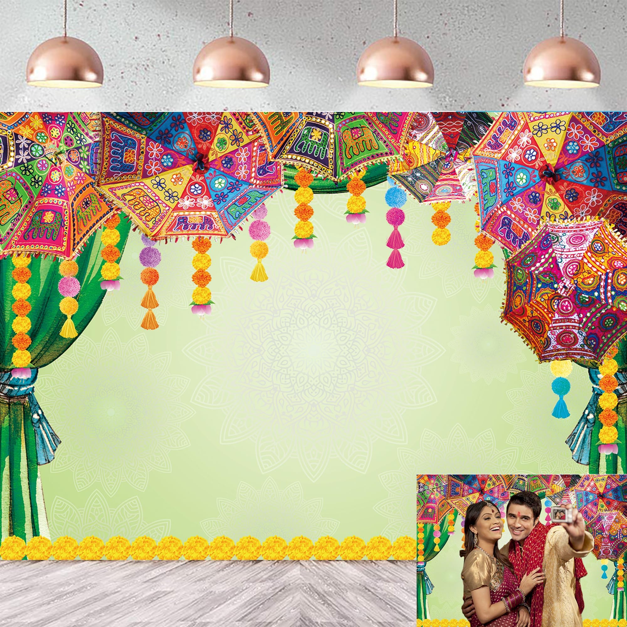 Amazon.com : Aperturee Macrame Indian Traditional Wedding Backdrop ...