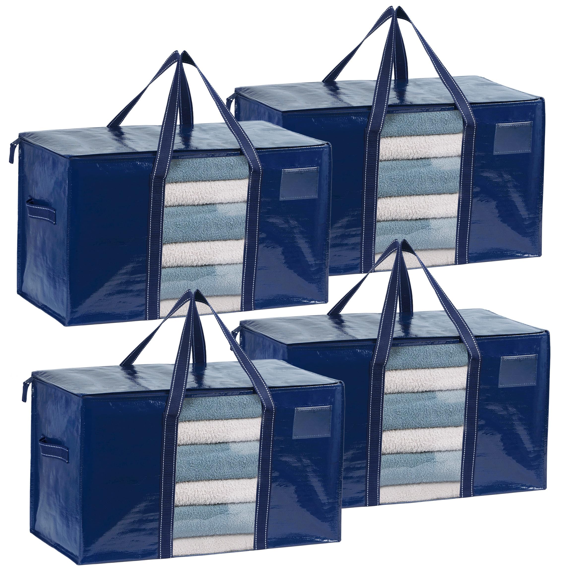 Amazon.com: VENO 4 Pack Moving Bags, Christmas Ornament Storage, Moving ...