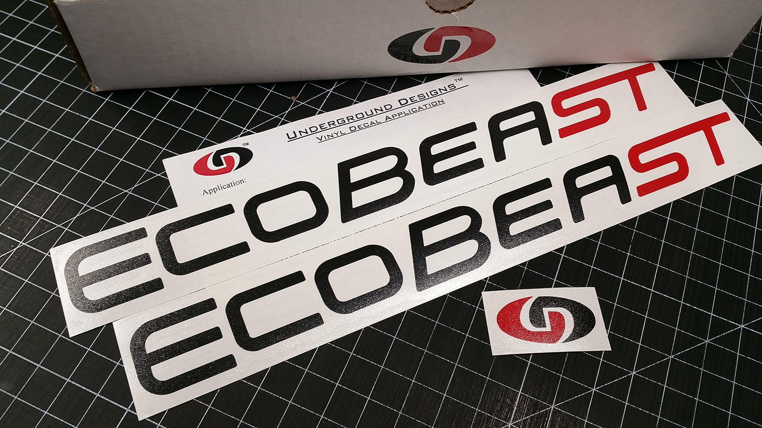 Amazon.com: ECOBEAST ST Decal Fits Ecoboost Vinyl Stickers 12" Select ...