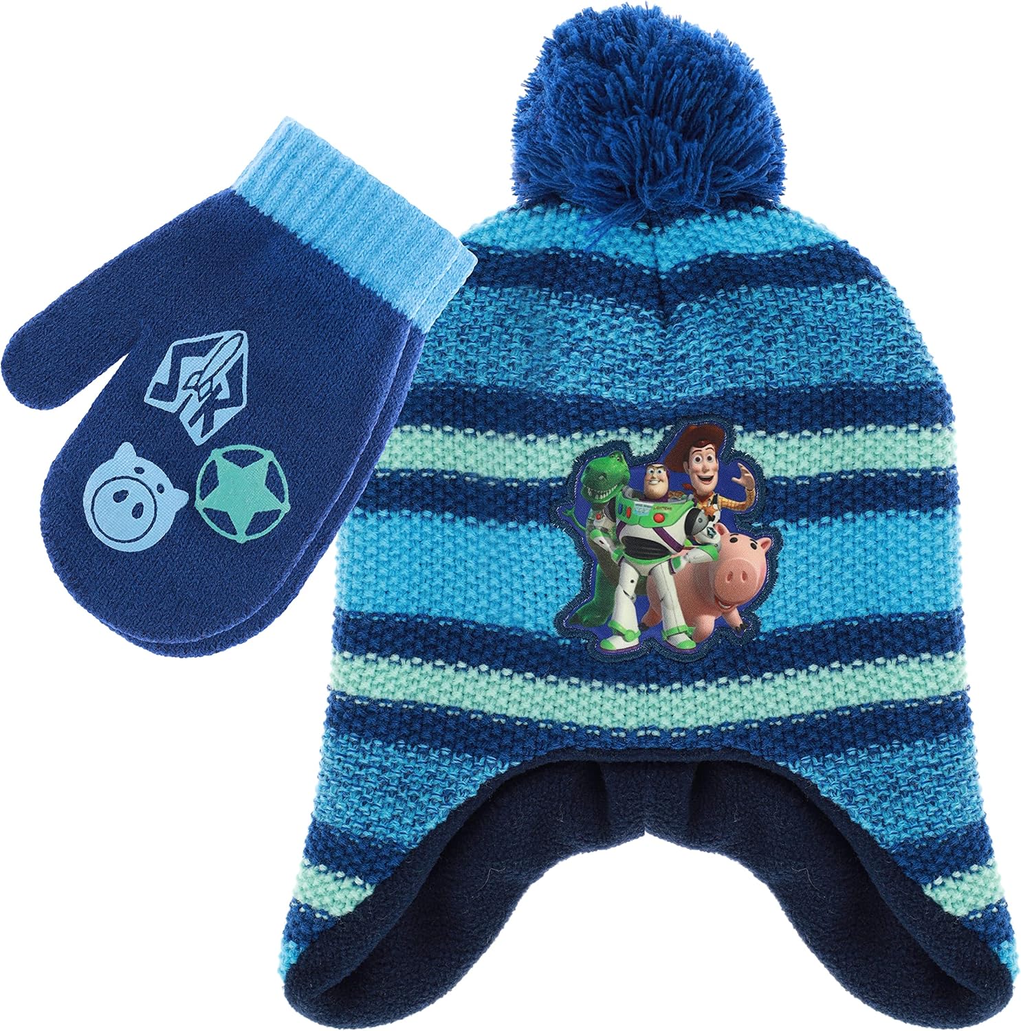 Amazon.com: Disney Toy Story Buzz Lightyear Toddler Winter Hat and Snow ...