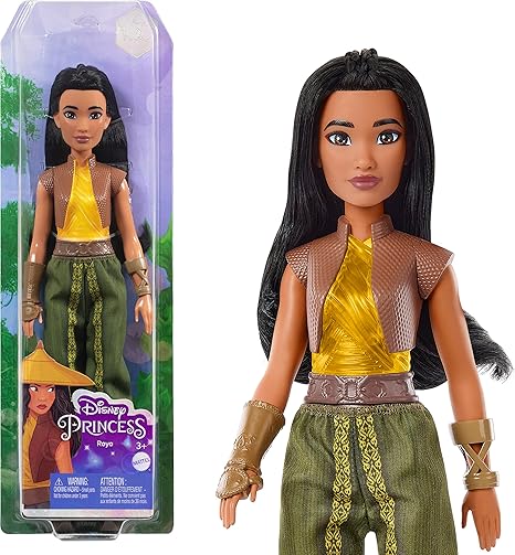 Amazon.com: Mattel Disney Princess Toys, Raya Fashion Doll, Sparkling ...